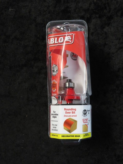 Diablo DR34112 Rounding Over Round Router Bit 1/4" Shank for sale ...