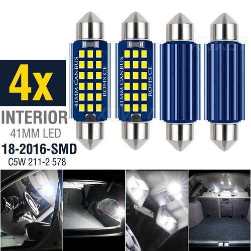 211-2 578 LED Bulb White Festoon Interior Lights Dome Map Trunk ...