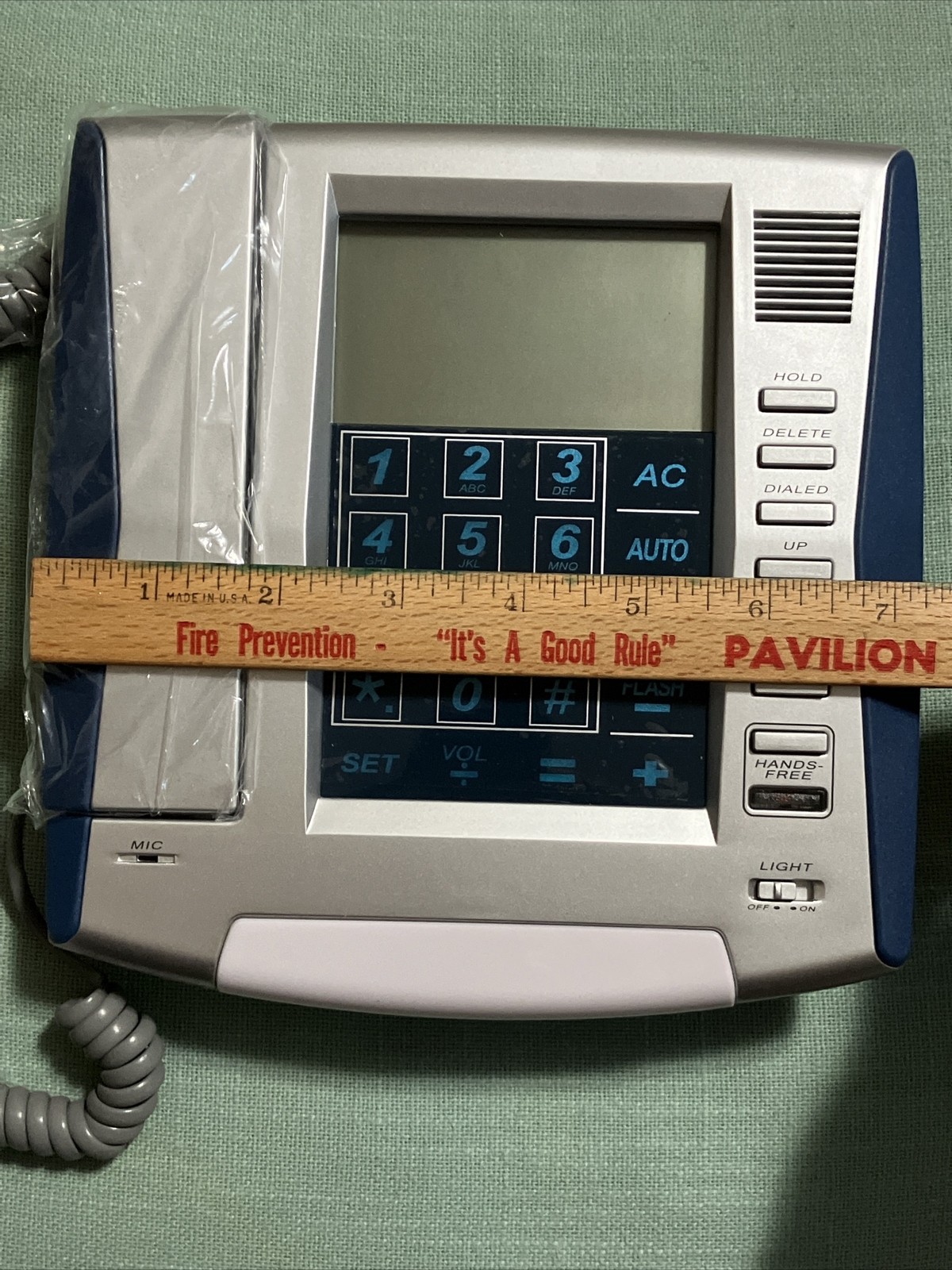 2006 Innovage Phone Talking Caller ID LCD Touch Panel Land Line Silver ...