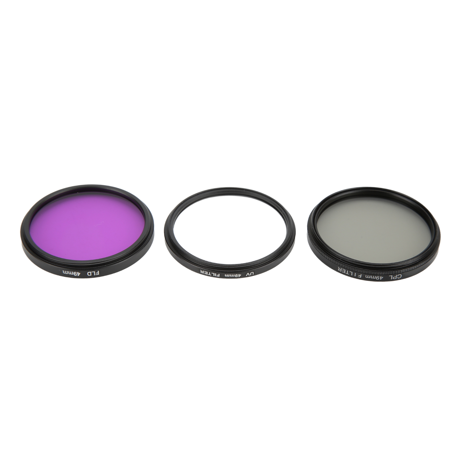 3pcs/set 49mm Multi Coated Lens Filter Camera UV CPL FLD Lens Filter ...
