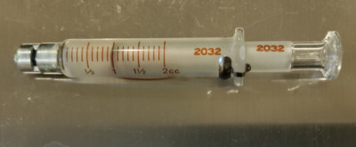 Popper & Sons Perfektum 2cc Glass Graduated Syringe #2032 | eBay