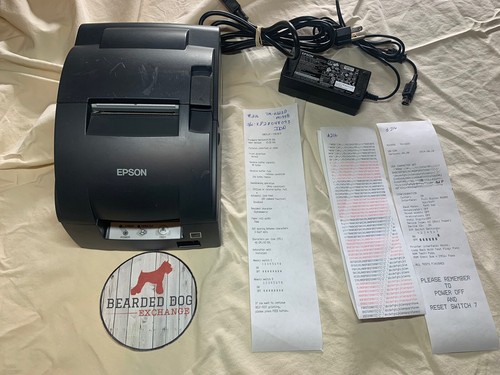 Epson TM-U220B M188B Impact printer IDN w/power adapter #216 *NEW W/O ...