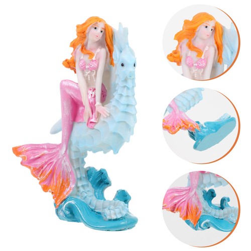 Mermaid Princess Statue Aquarium Decorations Fish Tank Landscaping ...