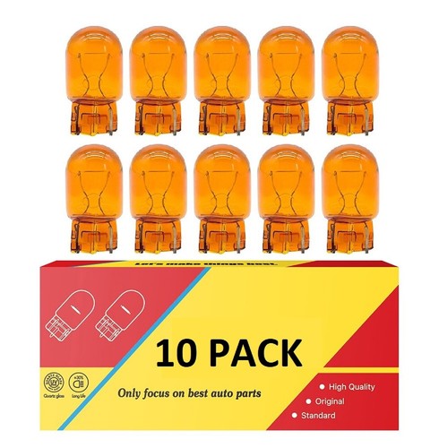 WY21W T20 12V 21W 7440 Amber Wedge Yellow Indicator Globe ADR Standard ...