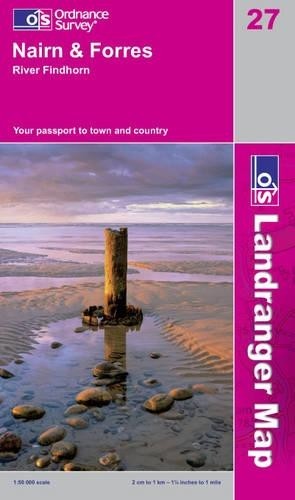 Nairn and Forres, River Findhorn (OS Lan... by Ordnance Survey Sheet ...