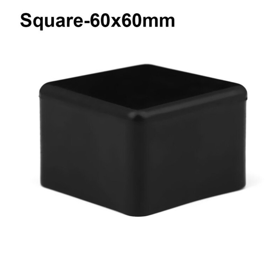 For Wooden Laminated Floor Chair Leg Cap Furniture Black Color PVC ...