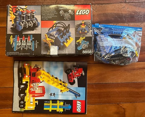 Lego Expert Builder Auto Engines #8858 100% Complete w/ Box and ...