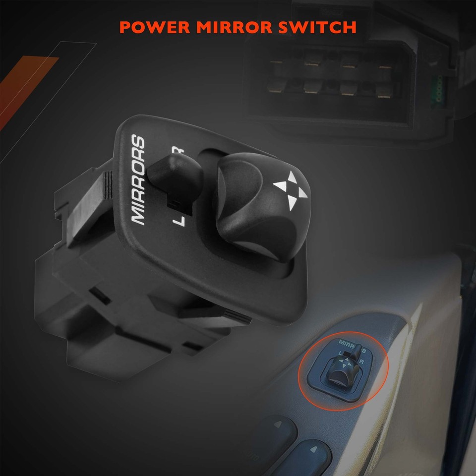 901-319 Power Mirror Control Switch For 1997-2005 Ford Excursion F150 ...
