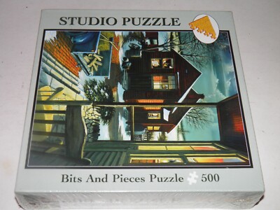 Bits and Pieces H.Hargrove Moonlight evening 500 piece puzzle ...