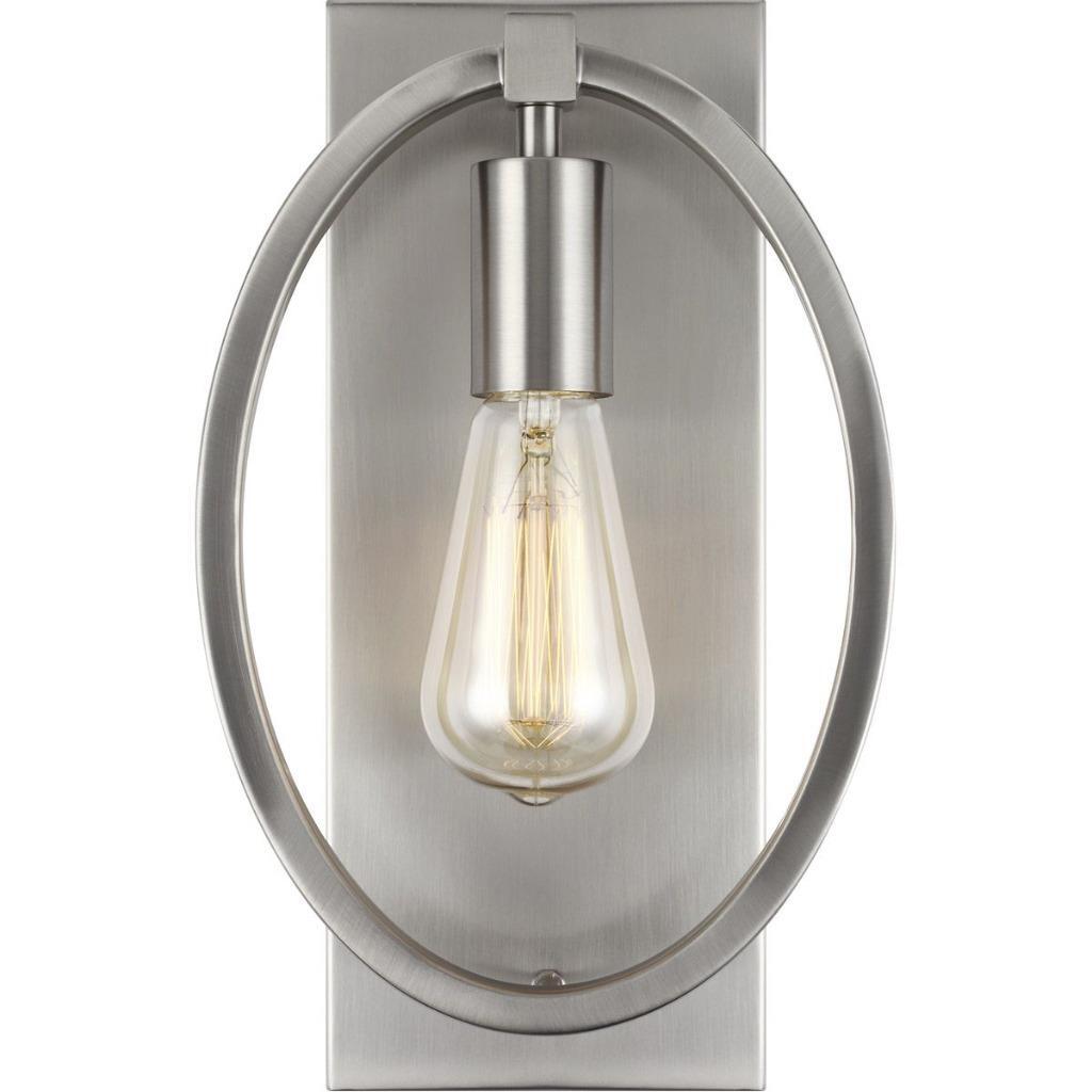 Feiss Marlena 1 Light 8 inch Wall Sconce Lighting, Satin Nickel ...
