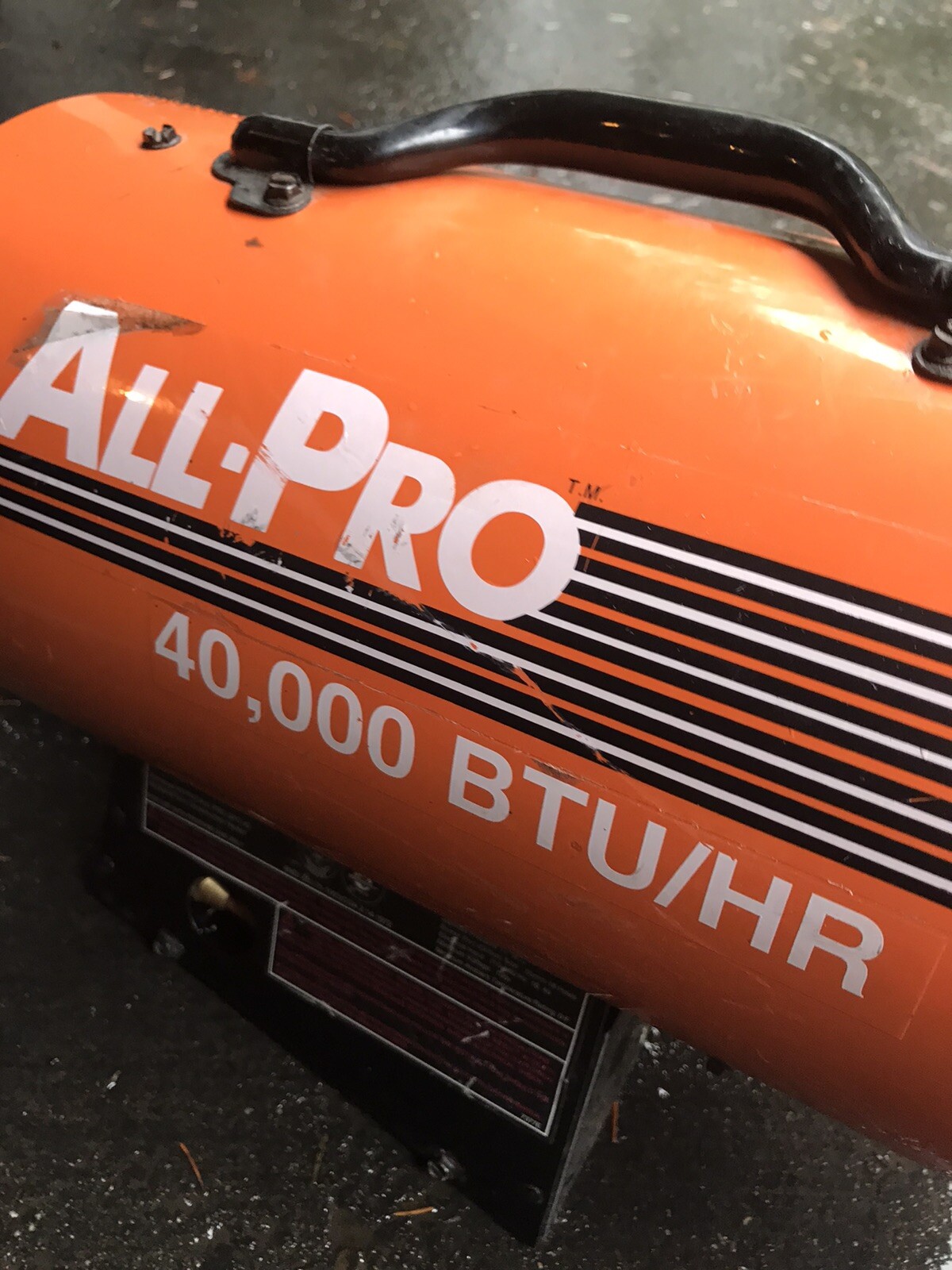 All Pro Forced Air Space Heater Propane 40,000 BTU TESTED NICE SEE | eBay