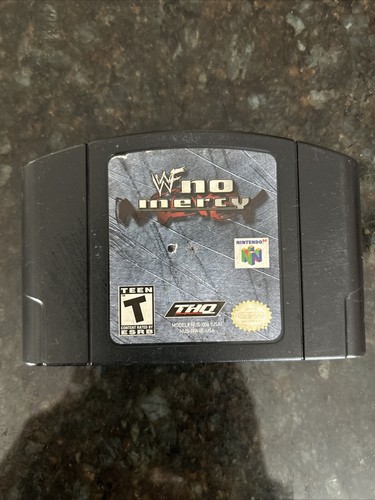 WWF No Mercy Nintendo 64 Game Authentic Black N64 Cartridge WWE | eBay