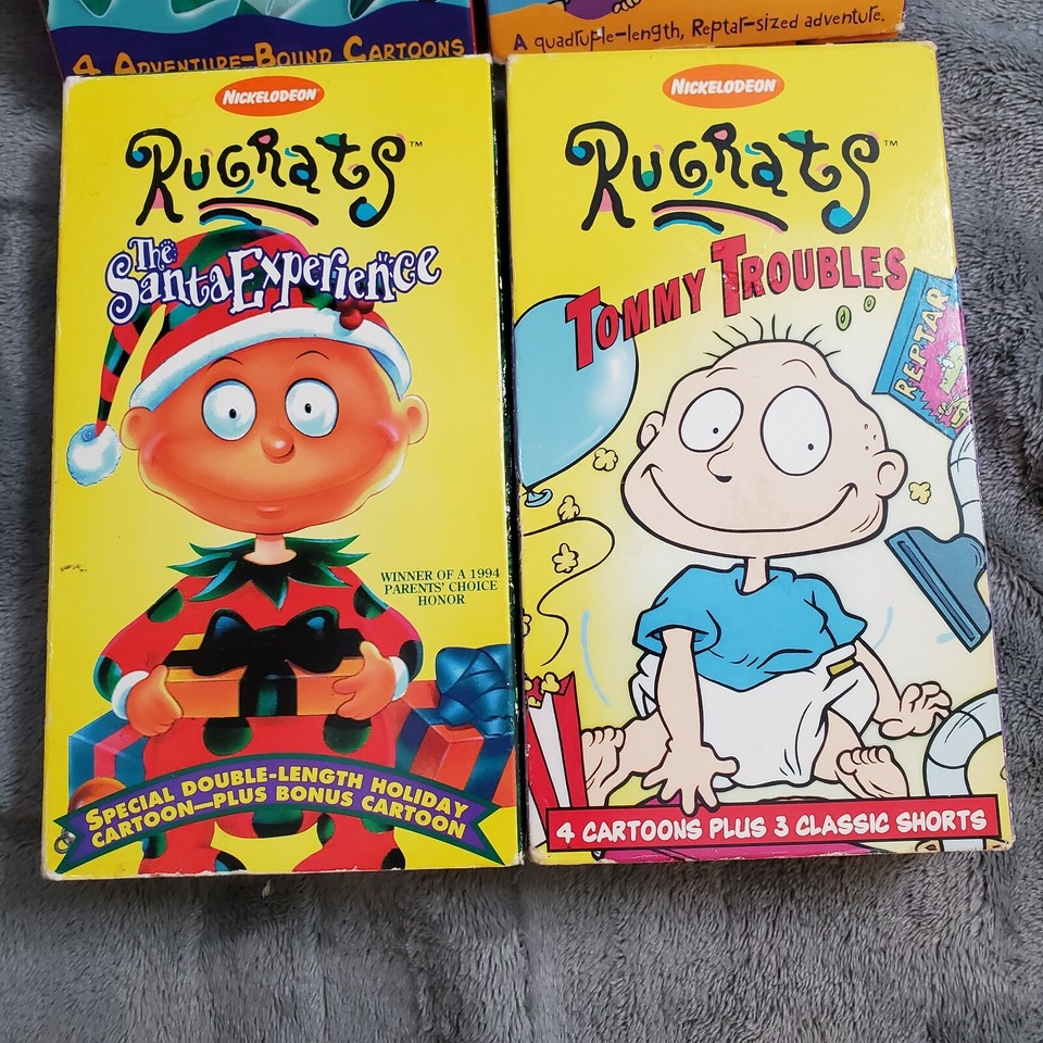Nickelodeon Rugrats Orange Video Cassettes VHS Lot Of 4 97368368538| eBay