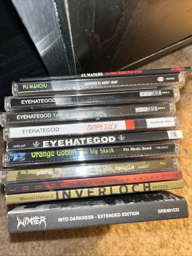 12 DEATH DOOM SLUDGE STONER METAL CD LOT WINTER EYEHATEGOD FU MANCHU ...