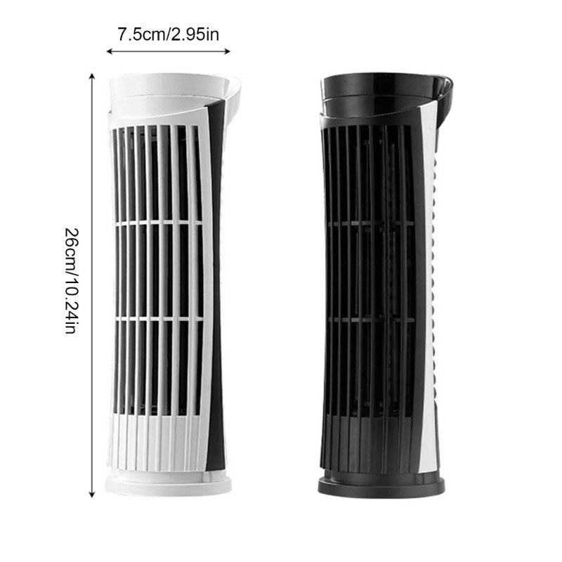 Lightweight and Quiet Small Cooling Fan Electric Desktop Tower Fan for ...