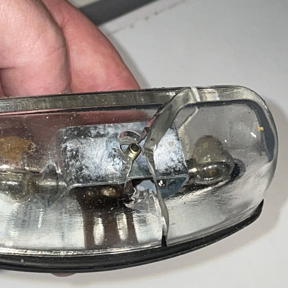 Genuine Vintage Lucas 467 Number Plate Light New Old Stock | eBay UK