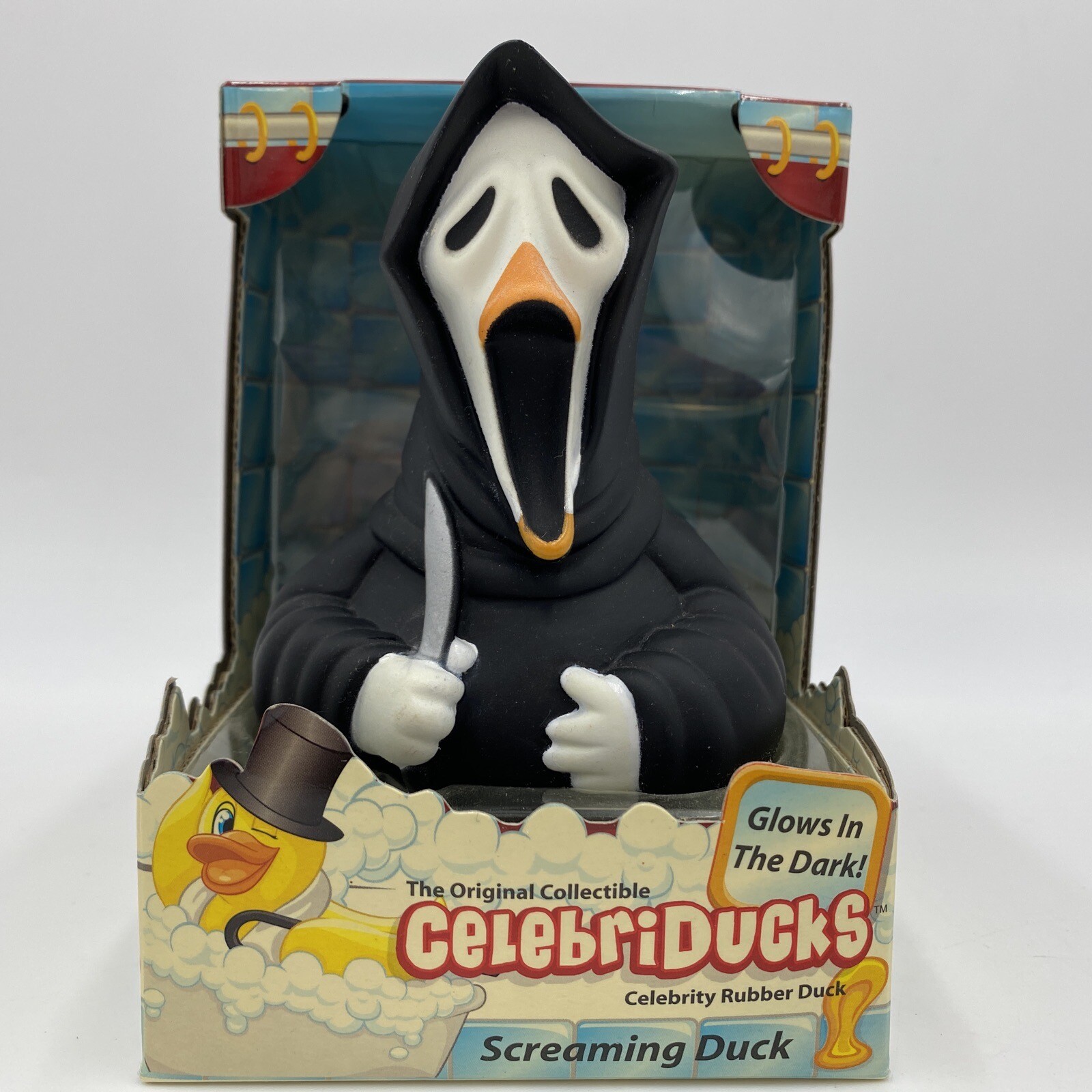 Celebriducks Limited Edition Screaming Duck Horror Ghostface Scream Rubber Duck - International ...