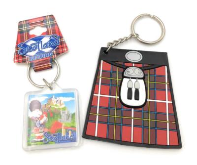 Set of Two Scottish Key Rings Novelty - Scotland souvenir - 2 set ...