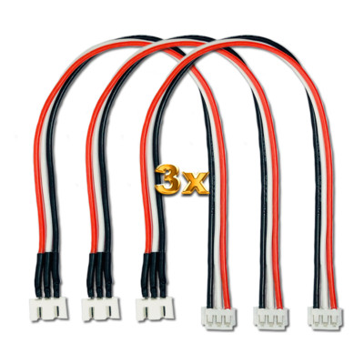 3x Lipo Balancer Adapter Kabel 2S 7.4V JST-XH auf EH Kokam Hyperion ...