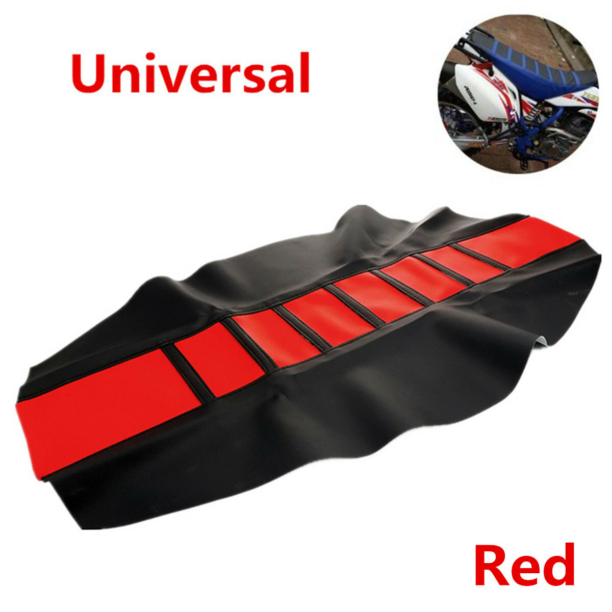 Universal Leather Gripper Soft Motorcycle Rib Skin Rubber Dirt Bike ...