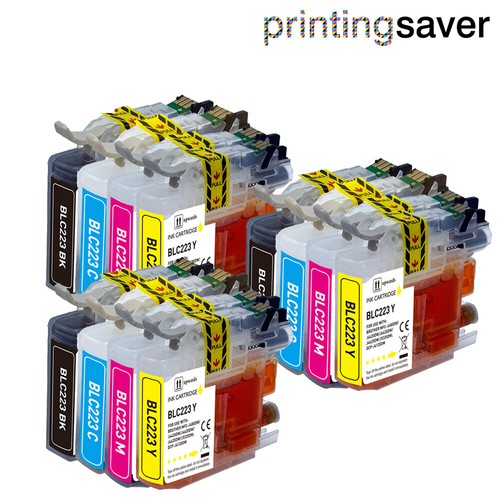 12 Ink Cartridge fits Brother LC223 MFC-J5625DW J5720DW DCP-J4120DW ...