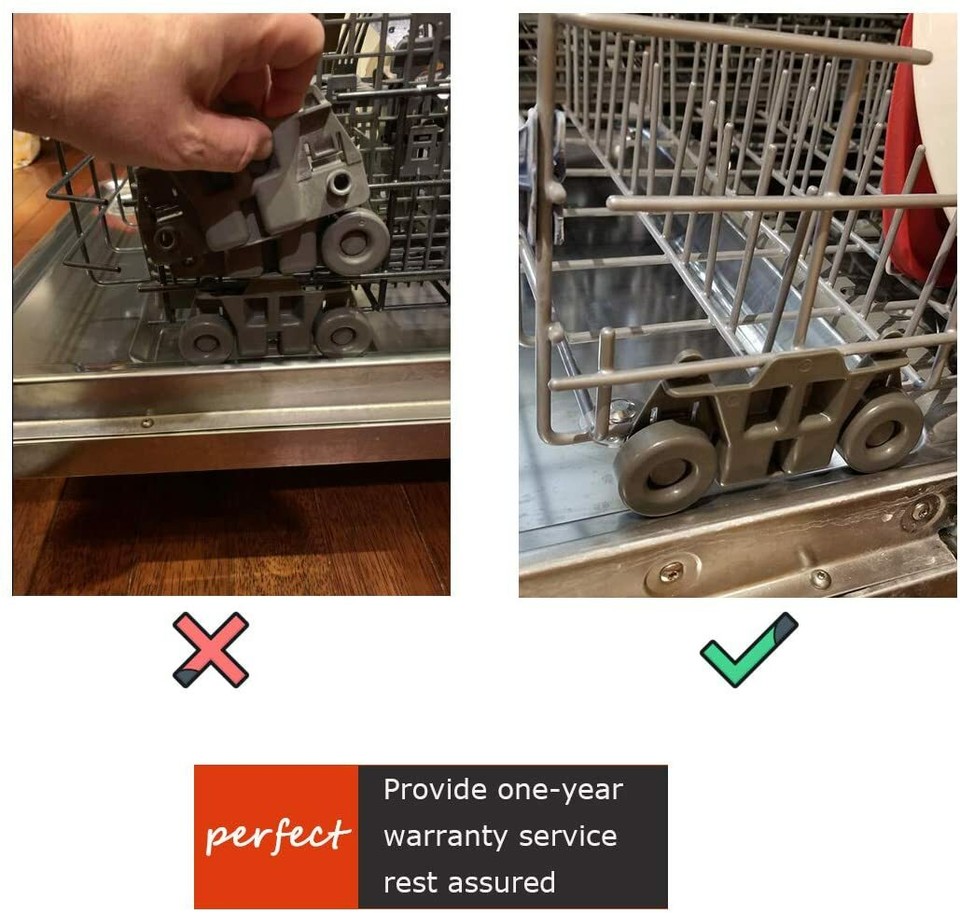 W10195416 Dishwasher Lower Rack Wheel W10195416V, AP5983730, PS11722152 ...