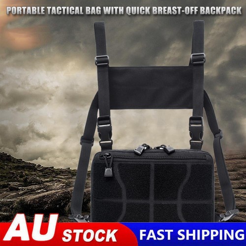 Adjustable Chest Rig Waist Bags Hip Hop Cross Shoulder Bag Safety ...