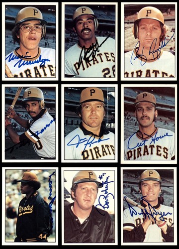 1975 SSPC Pittsburgh Pirates Near AUTOGRAPHED Team Set AUTOGRAPHED ...