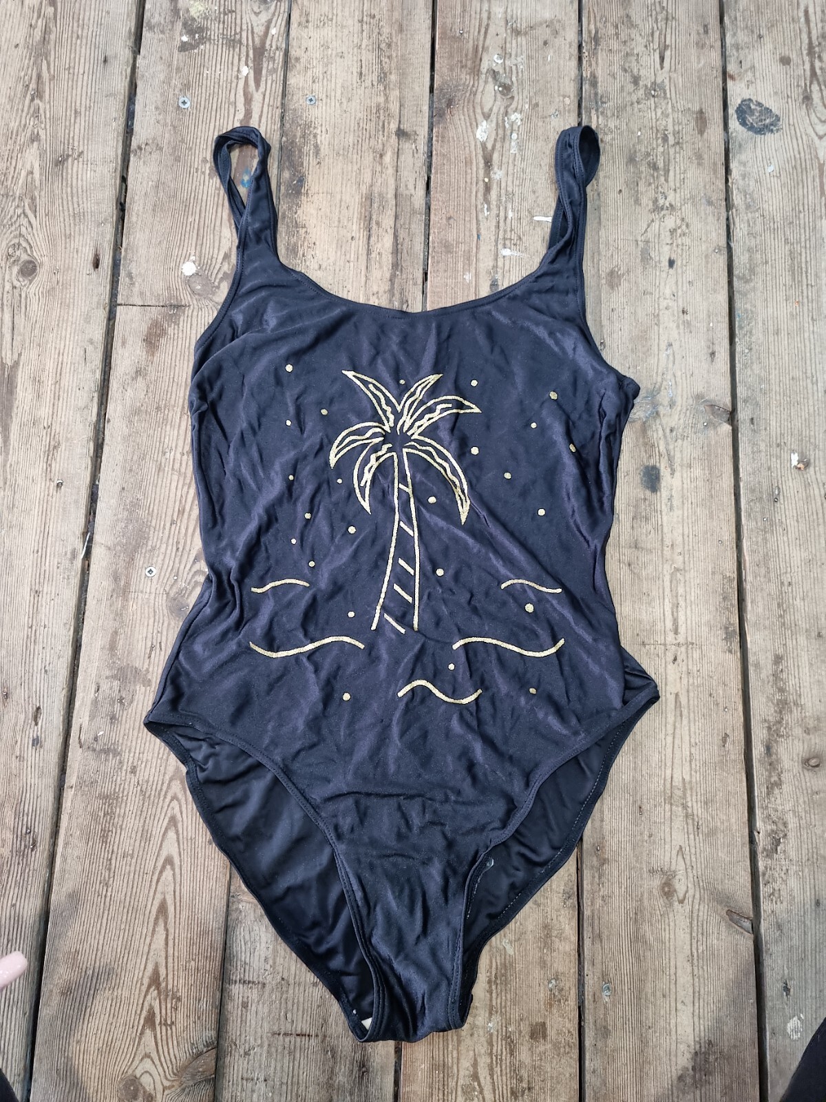 swimming costume Swim Suite Golden Palm Tree Size 16 - Gem