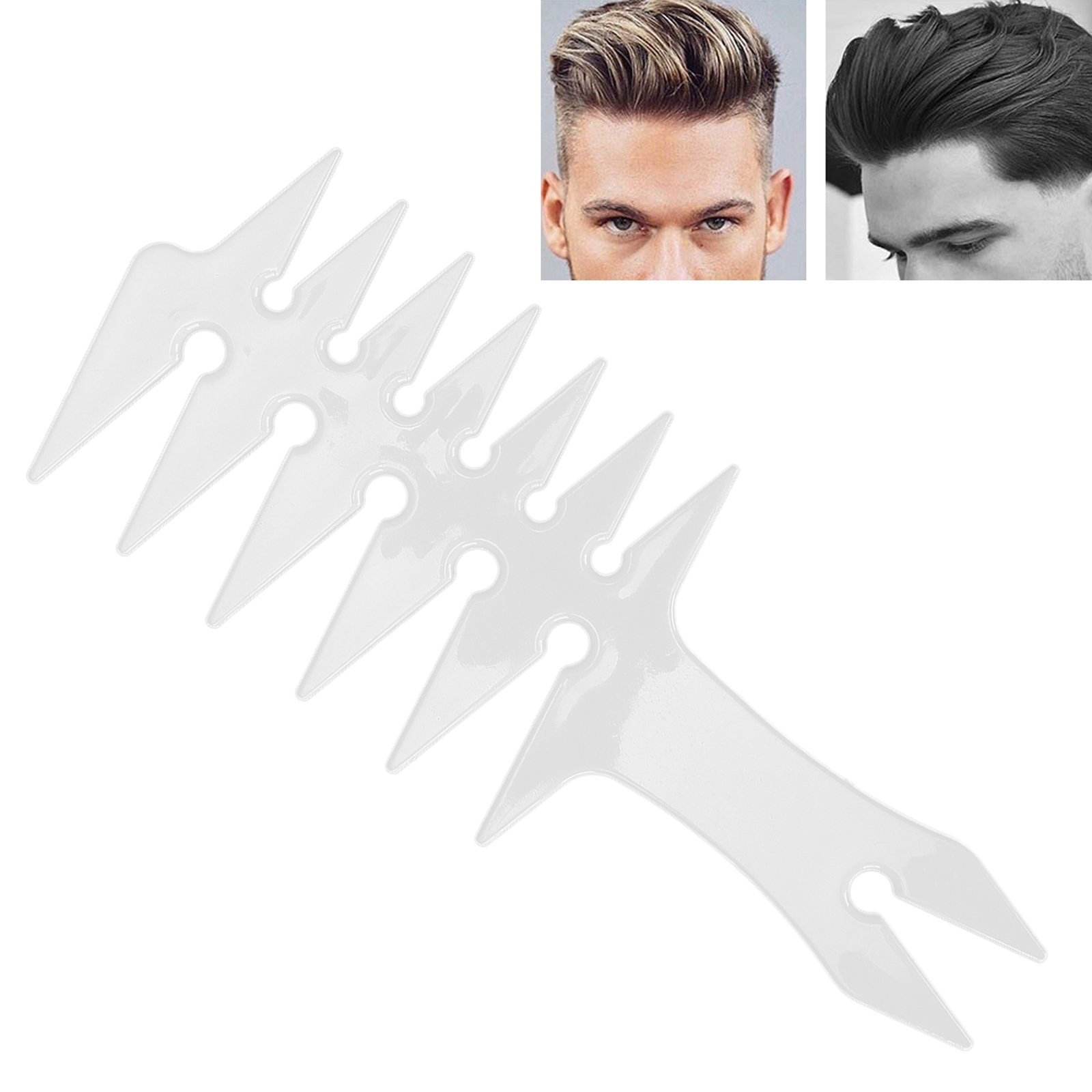 Men's Wide Tooth Hair Combs Double Sided Oil Hair Comb Hair Combs(White ...