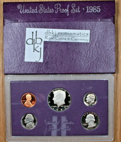 1985 S US Mint Proof Set - OGP | eBay