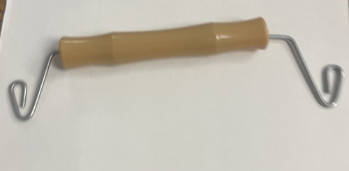 50 Parcel Handles Tan Molded Ergonomic Plastic Tube over Metal Bail ...