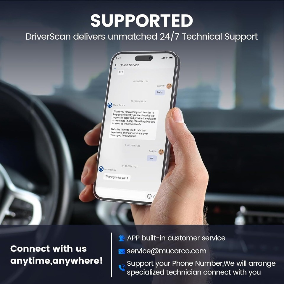 MUCAR DriverScan All System Car Scan Diagnostic Tool For 130+Brand OBD2 ...