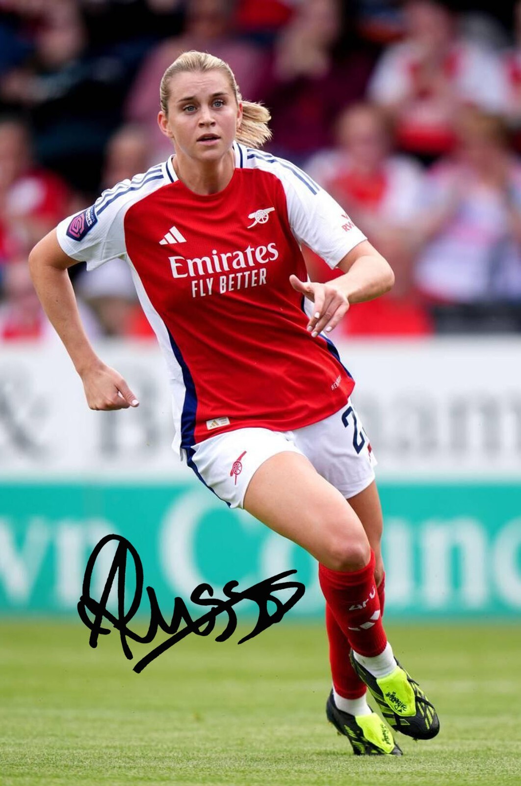 Alessia Russo Signed Autograph 6x4 PHOTO Gift Pre Print Signature ...