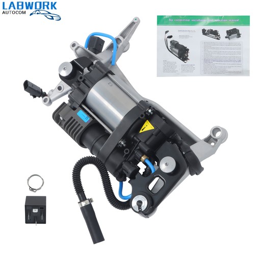Air Suspension Compressor Pump Complete For Porsche Cayenne VW 2011 ...