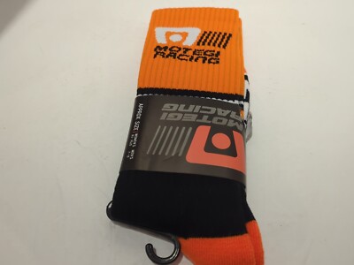 New Motegi Auto Wheels Racing Socks Unisex 80% Acrylic Orange, Black ...