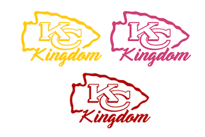 KC Chiefs Kingdom Decal Sticker | eBay