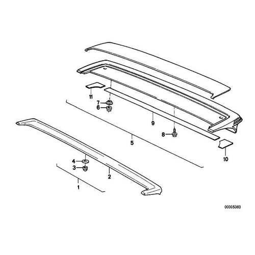 Original BMW 51711934930 - Hutmutter M5 1er 3er 5er 6er 7er X1 X3 X5 X6 ...