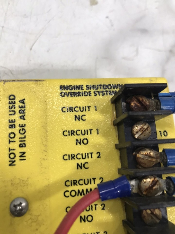 Fireboy Boat Marine engine shutdown override system ES-1002-01 | eBay UK