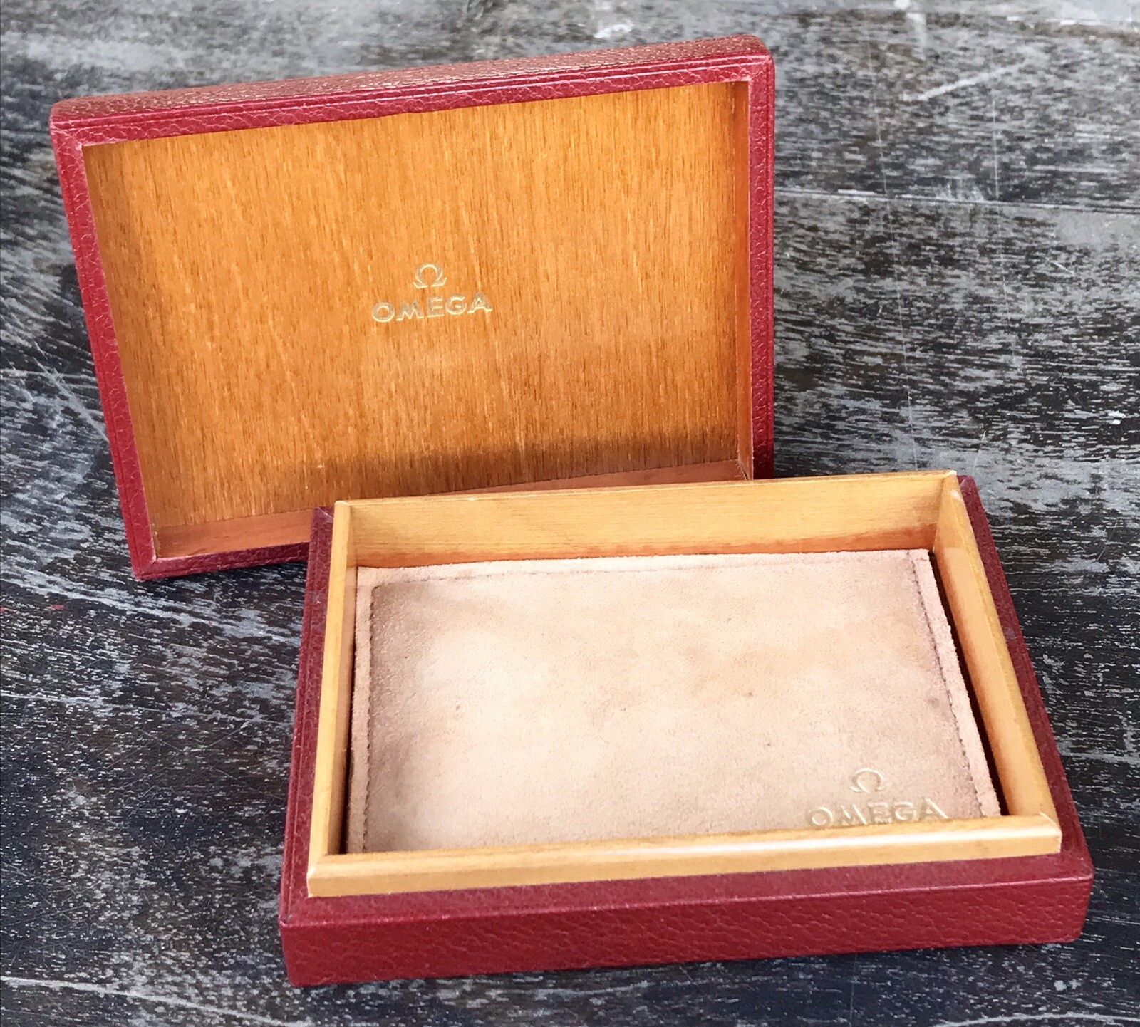 OMEGA Vintage 50's 60's Watch Box Speedmaster Professional Moonwatch ...