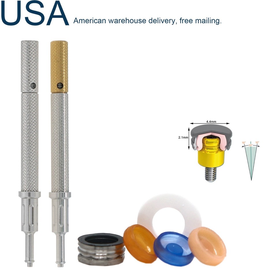 Zimmer TSV 3.5/4.5 Screw-Vent Overdenture Abutment Locator Male Cap ...