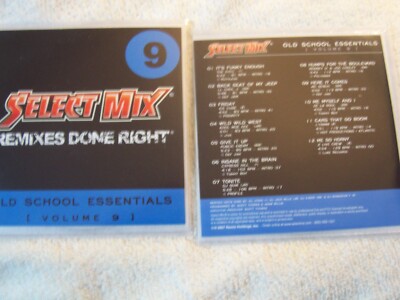 SELECT MIX-OLD SCHOOL ESSENTIAL VOL. 9- VARIOUS ARTISTS PROMO (FOR DJ ...