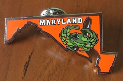 MARYLAND STATE PIN ~ from Willabee & Ward ~ UNITED STATES COLLECTOR ...