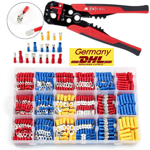 1200x Kabelschuhe Auto KFZ Steckverbinder Flachstecker Quetschverbinder ...