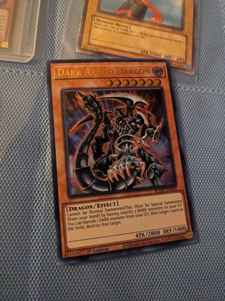 Yugioh Dark Armed Dragon BLMR-EN054 Quarter Century Secret Rare 1st Ed NM | eBay