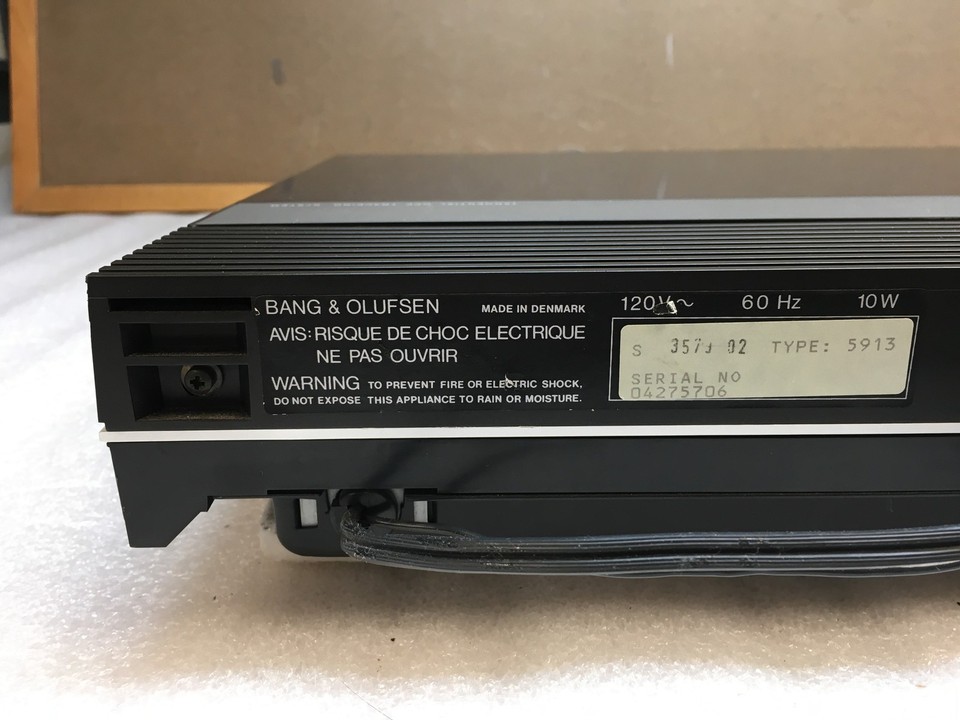 Vintage Bang & Olufsen BEOGRAM TX 2 Turntable Record Player No Remote ...