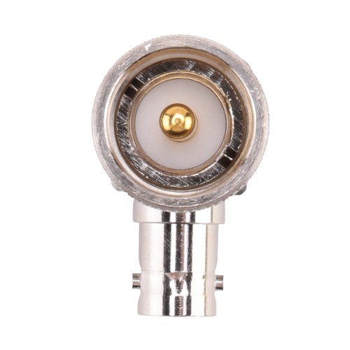 UHF PL259 PL-259 male to BNC female right angle adapter connector ...