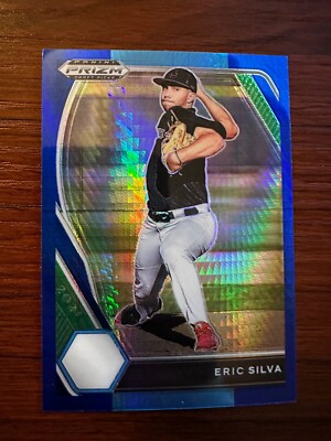 Eric Silva 2021 Panini Prizm Draft Picks Blue Wave San Francisco Giants ...