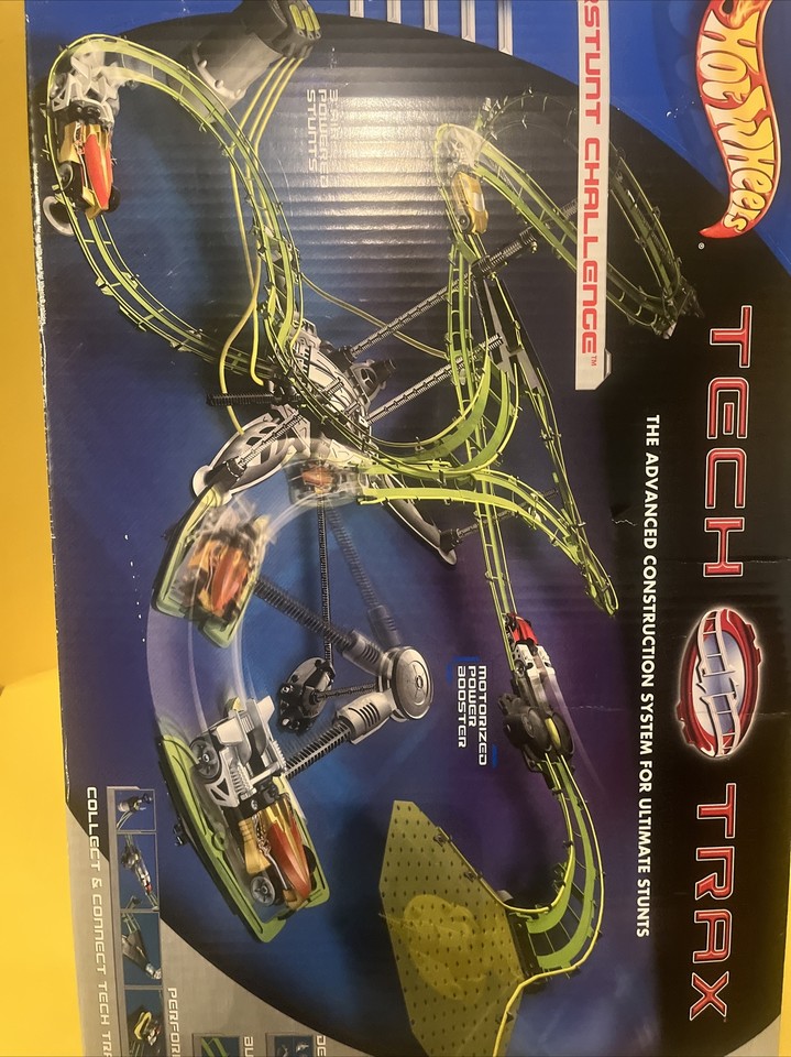 Hot wheels 2004 TECH TRAX the Advanced Construction System For Ultimate ...