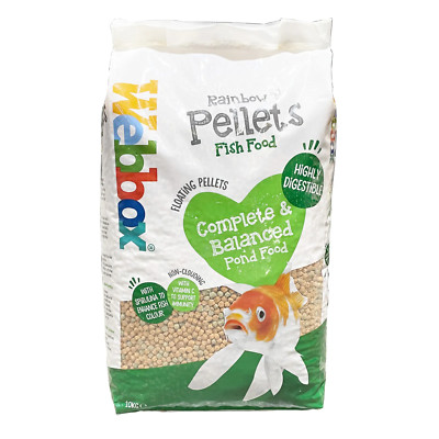 Webbox Fish Rainbow Pond Pellets 10Kg - 30Kg (Multibuy Save 5% to 8% ...